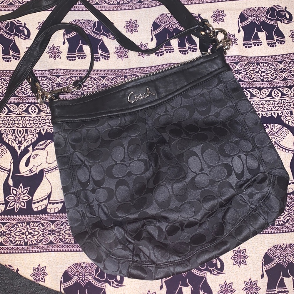 Coach Logo C Convertible Crossbody Bag Purse Excellen… - Gem
